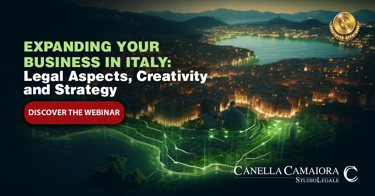 EXPANDING YOUR BUSINESS IN ITALY: Legal Aspects, Creativity and ...