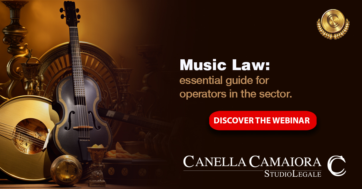 Music Law: an essential guide for professionals - Canella Camaiora